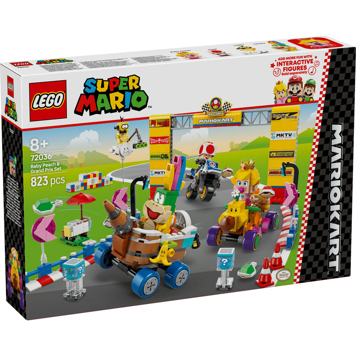 LEGO® Super Mario 72036 Mario Kart™ – Baby Peach & Grand Prix–Set ...